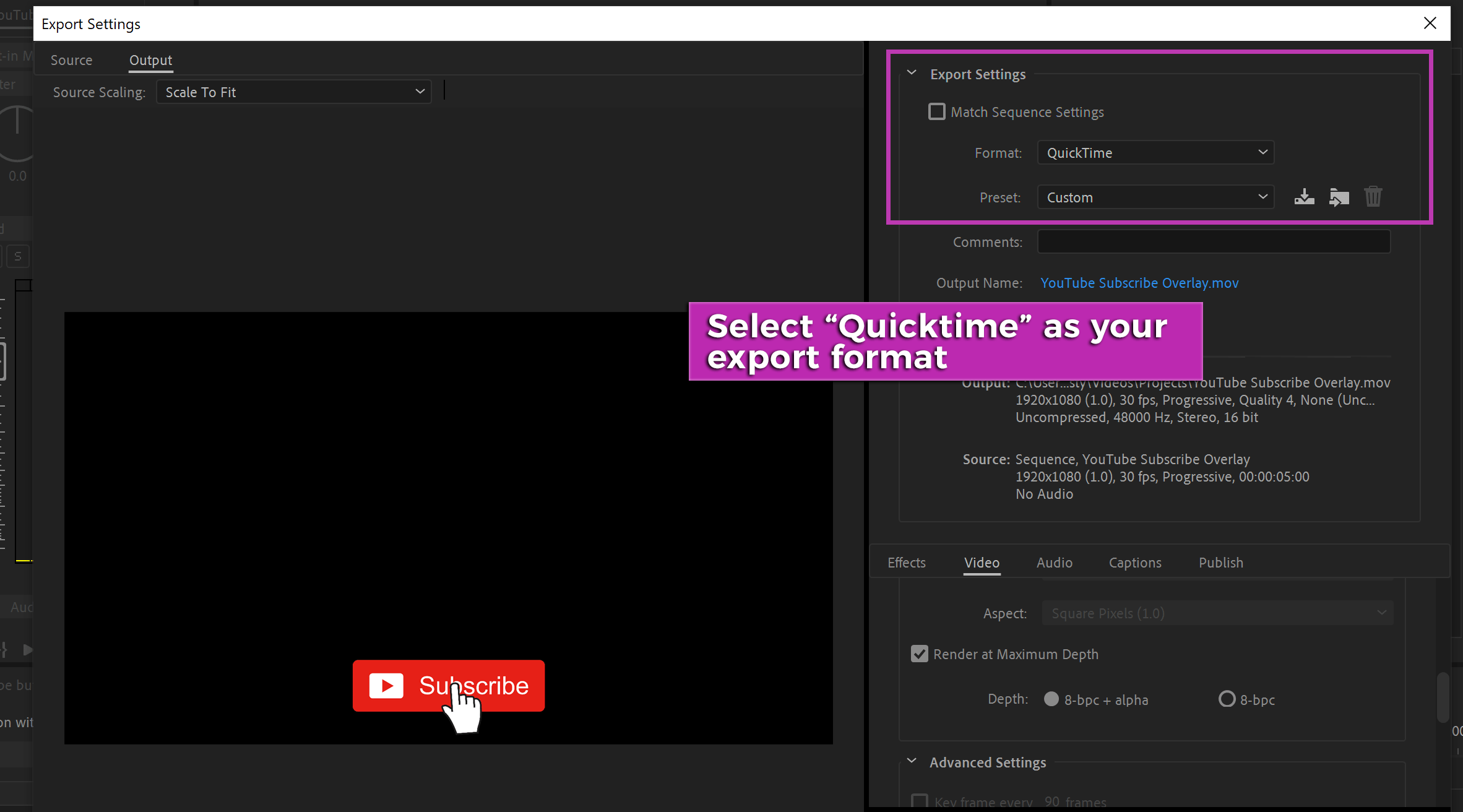 Nick Frostbutter Export Transparent Video In Premiere Pro